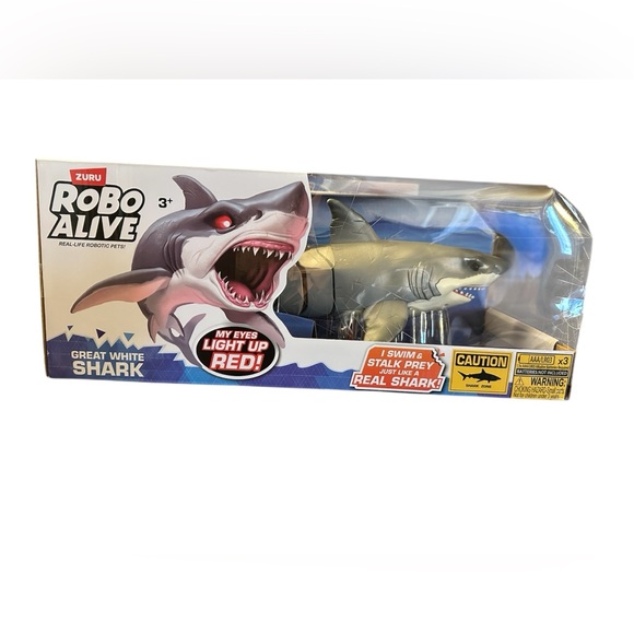 Zuru | Toys | Zuru Robo Alive Great White Shark Toy Gray | Poshmark